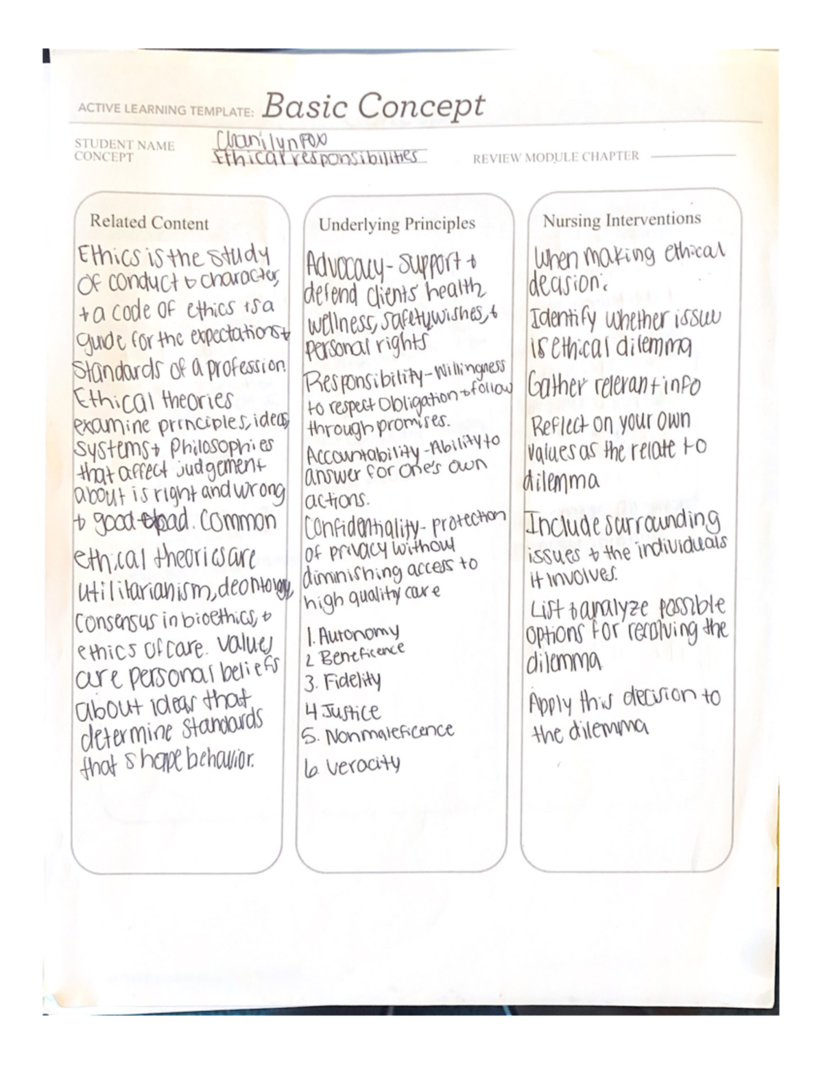 Active Learning Template: Fundamental Concepts and Applications - Studocu