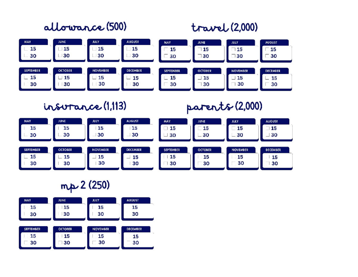 Allowance and Insurance Overview (500, 1,113) for 2023 - Studocu