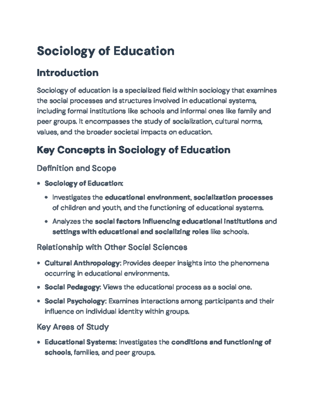 Sociology of Education: Analyzing Social Structures & Learning ...