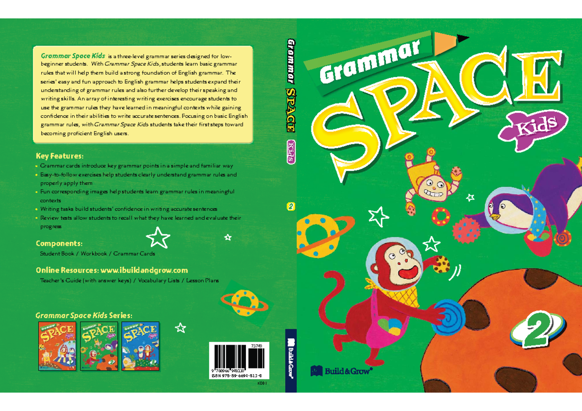 Grammar Space Kids 2: Student Book Overview and Features - Studocu
