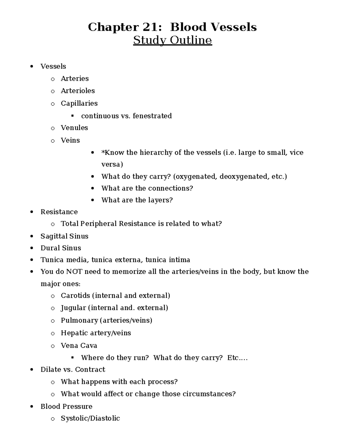Study Guide: Human Circulatory, Lymphatic, and Respiratory Systems ...