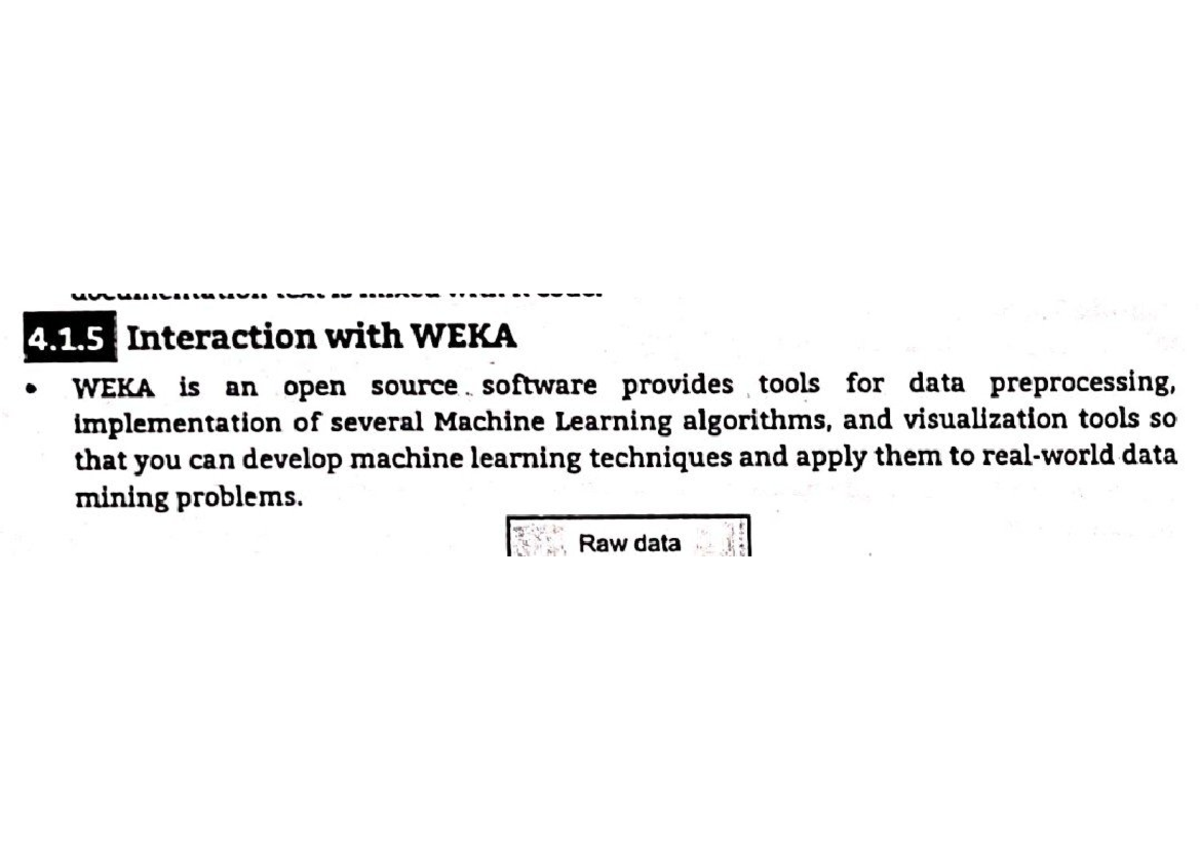 Data Analysis Techniques and WEKA Interaction - Big 4 Paper Solution - Studocu