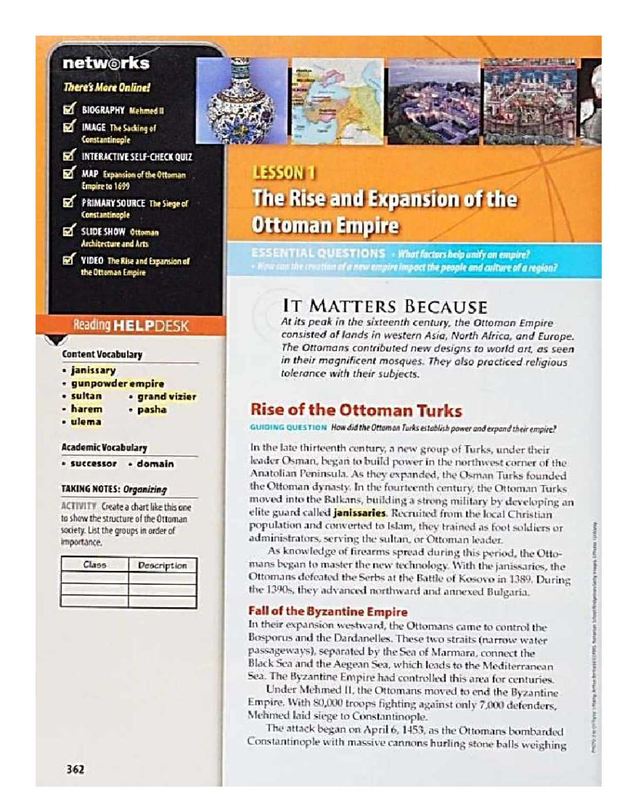 CH.19.1 TEXT: The Rise and Expansion of the Ottoman Empire - Studocu