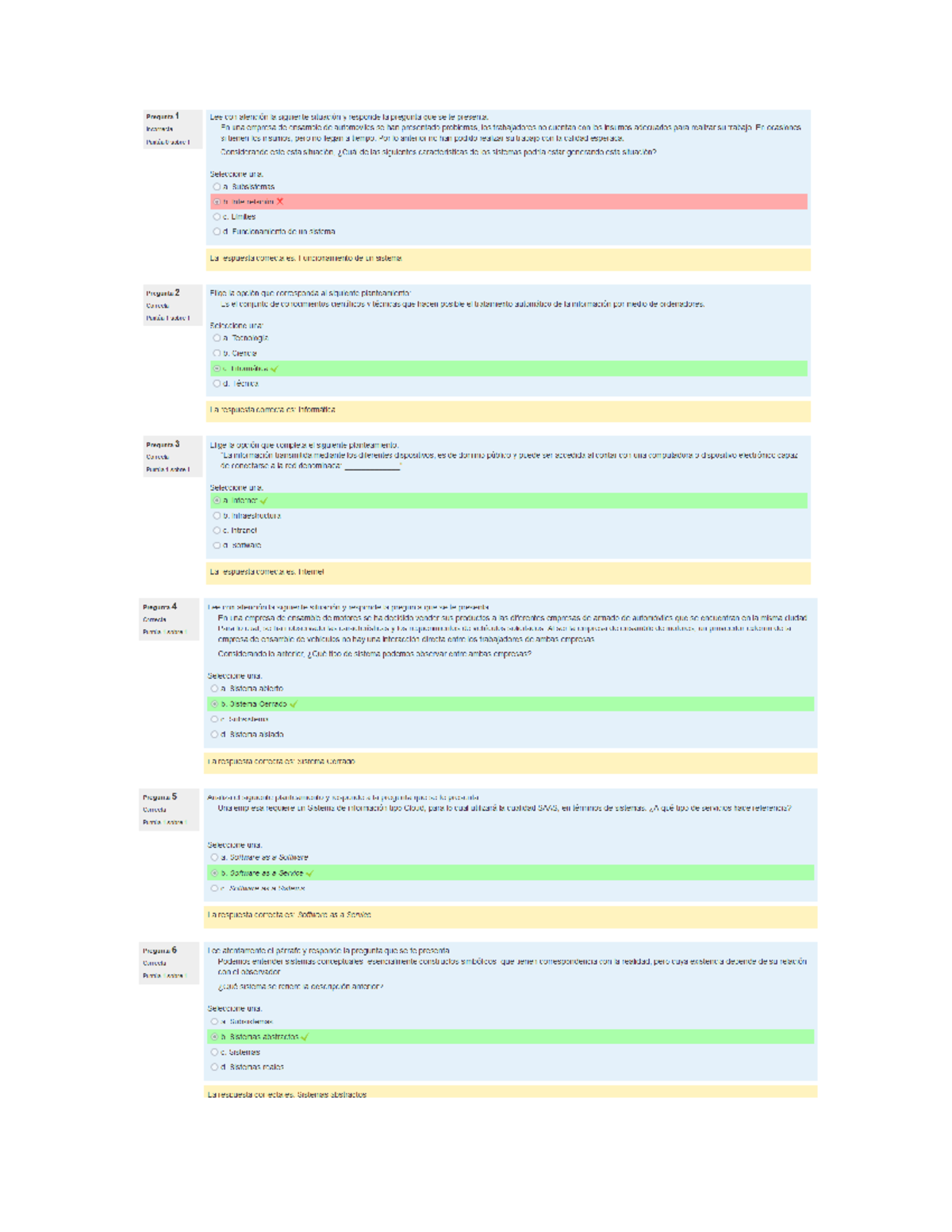 EA2. Preguntas y Respuestas sobre Sistemas de Información - Studocu