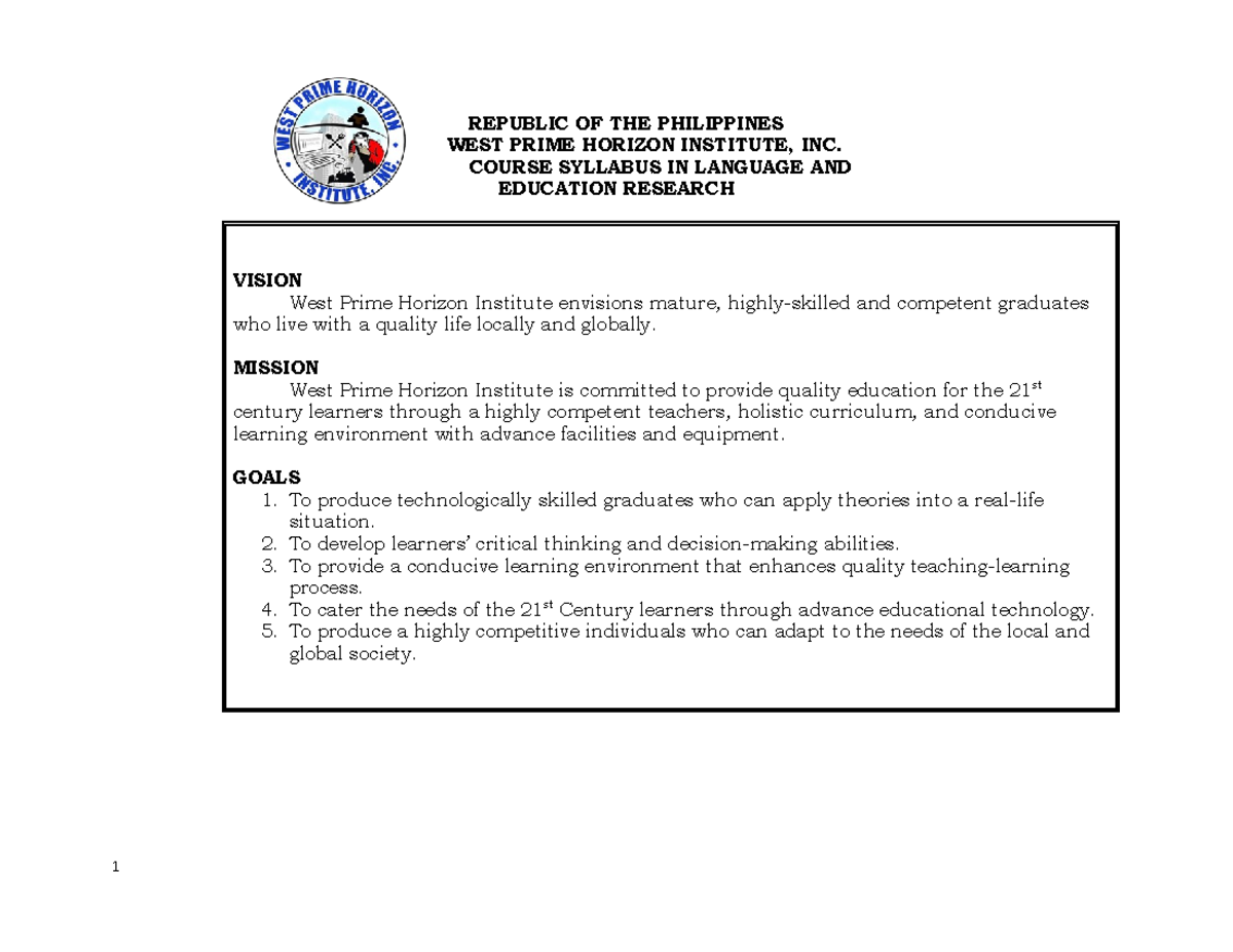 Ilide - Human Computer Interaction - REPUBLIC OF THE PHILIPPINES WEST ...