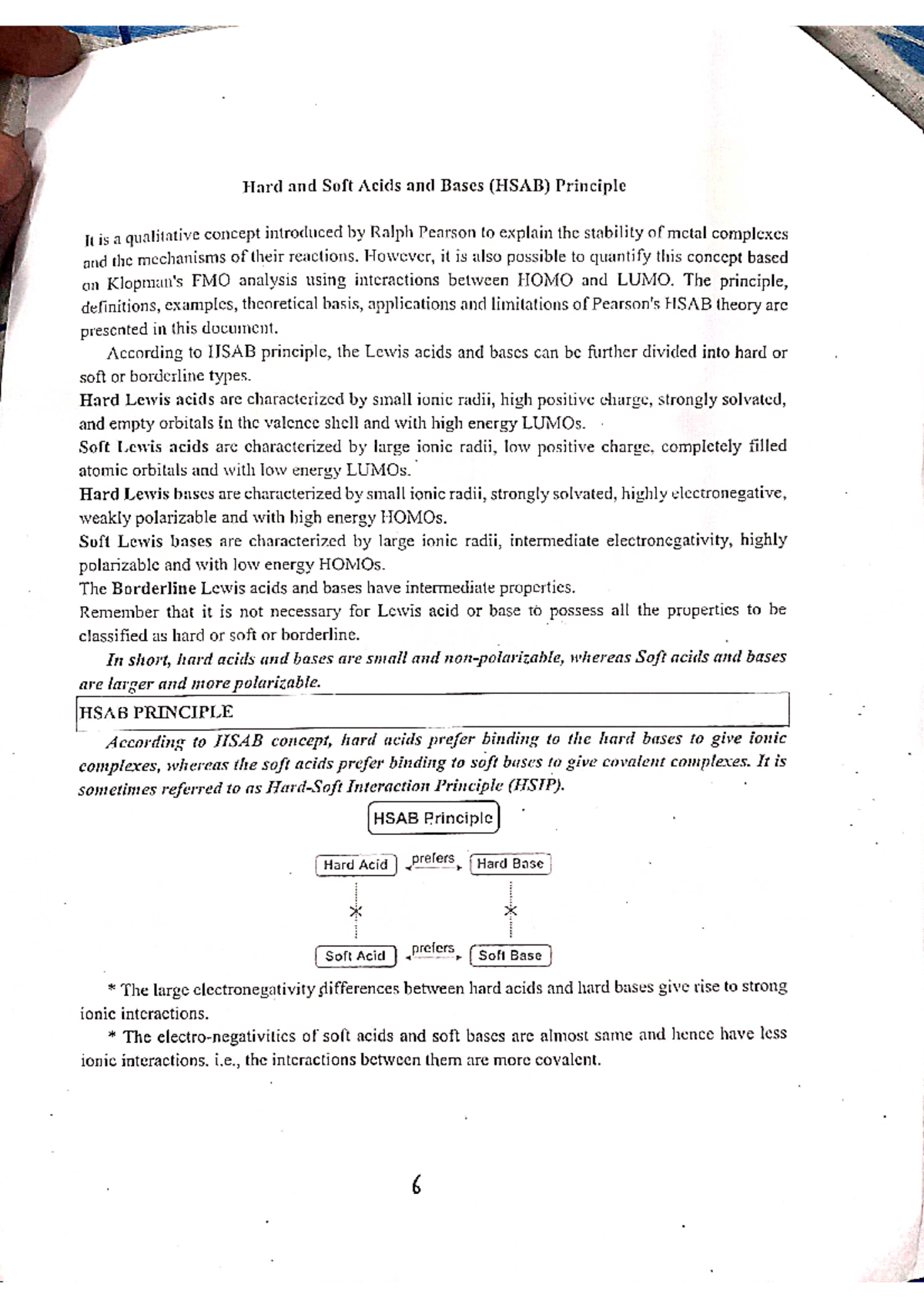 HSAB Principle: Understanding Hard and Soft Acids and Bases Concepts ...