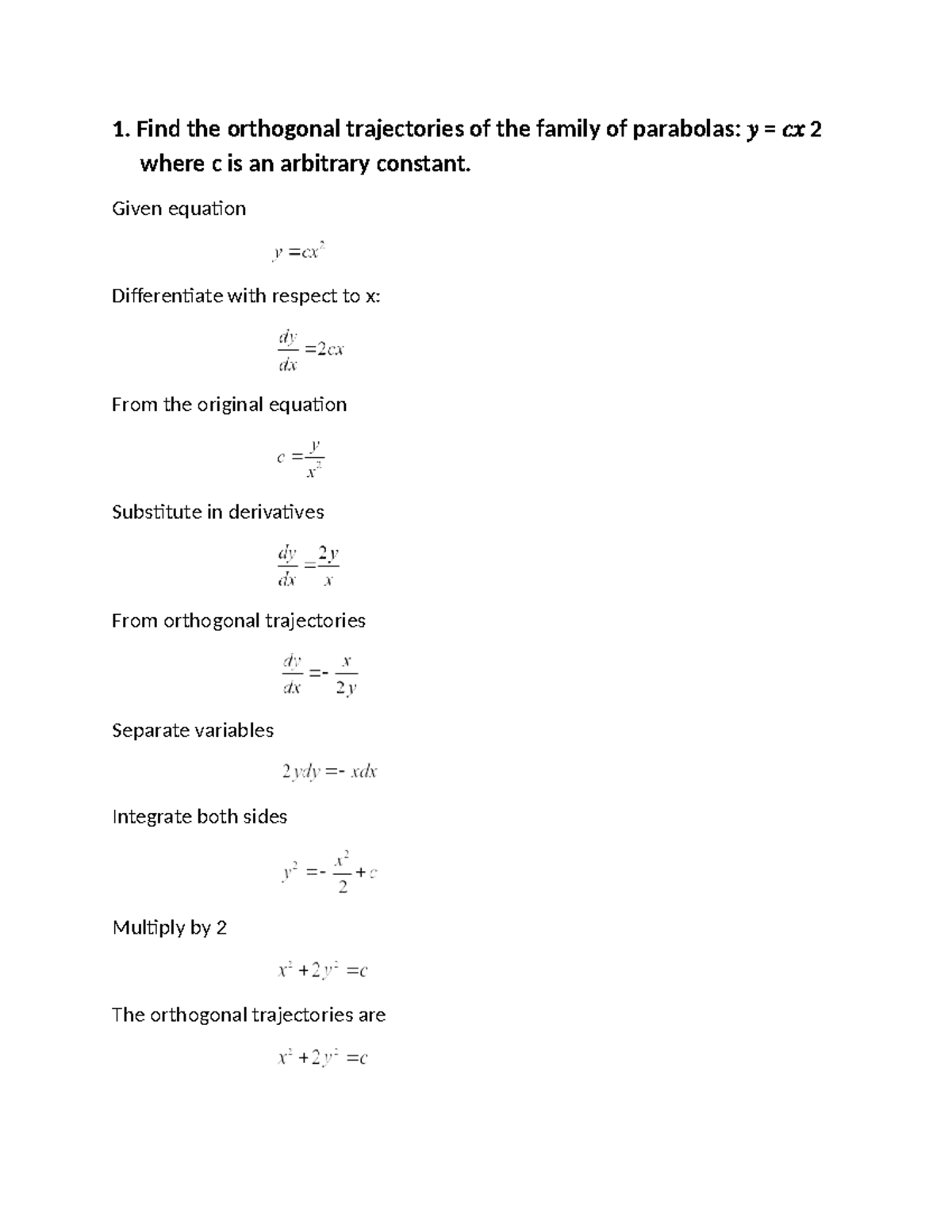 BC240427108 - Midterm: Orthogonal Trajectories & Virus Spread Analysis ...