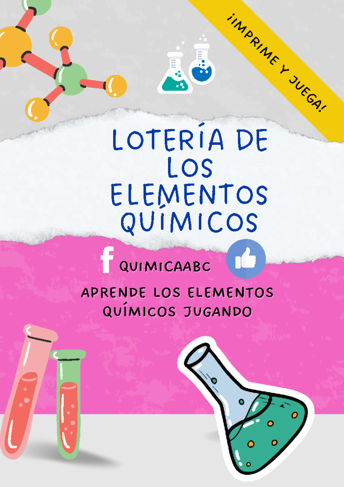 Lotería de los Elementos Químicos - Juego Química ABC - Studocu