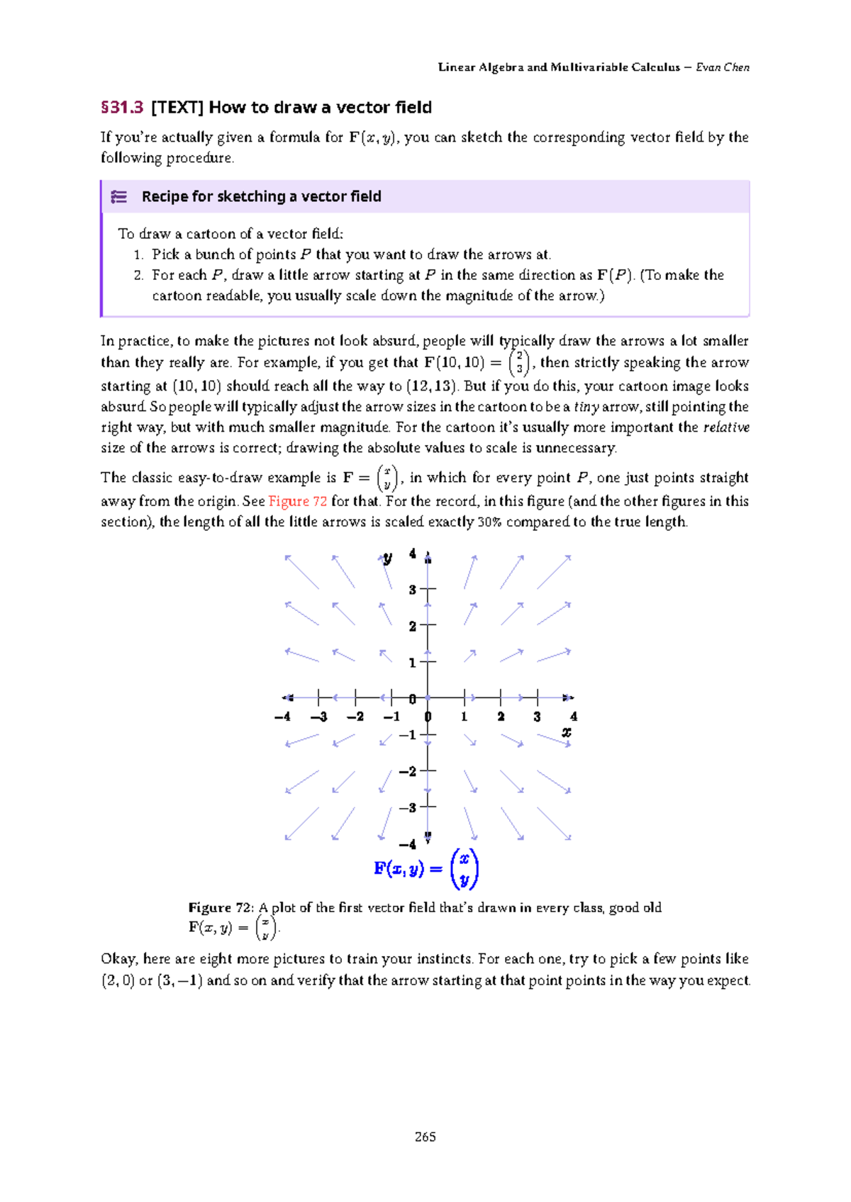 Calculus Notes Summary: Vector Field Sketching Techniques - Studocu
