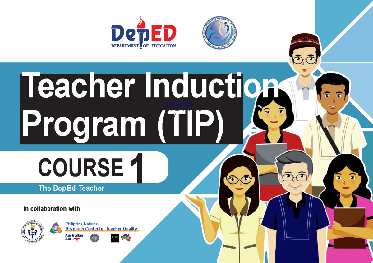 TIP Course 1 Teacher Induction Program - Answer Key and Guide - Studocu