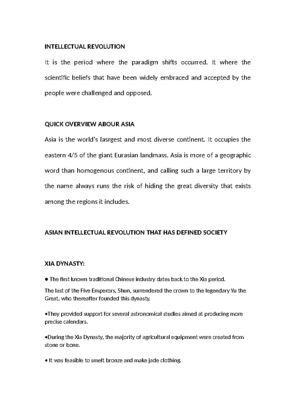 Asian Intellectual Revolution: Key Developments & Historical Overview ...