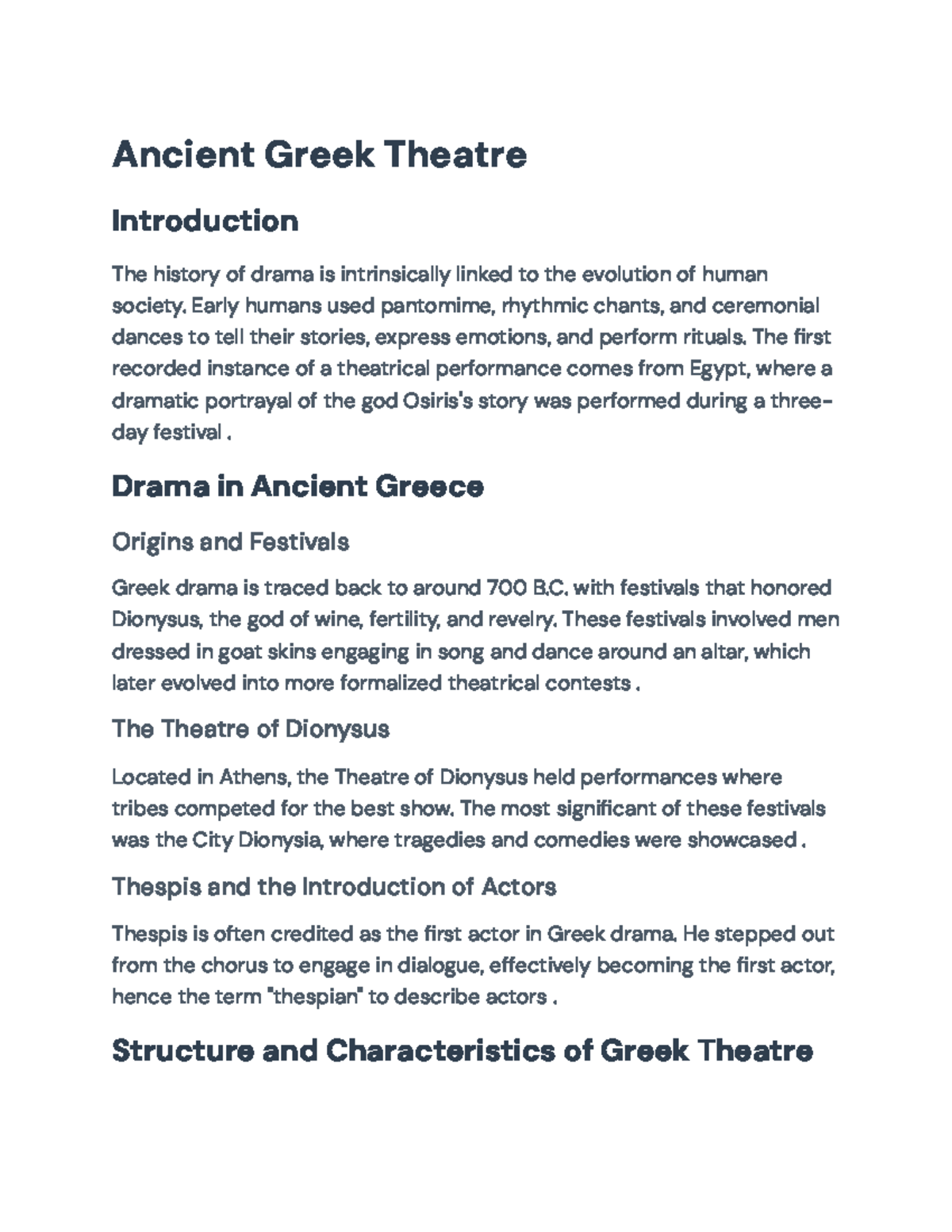 Ancient Greek Theatre: Origins, Structure, and Lasting Influence ...