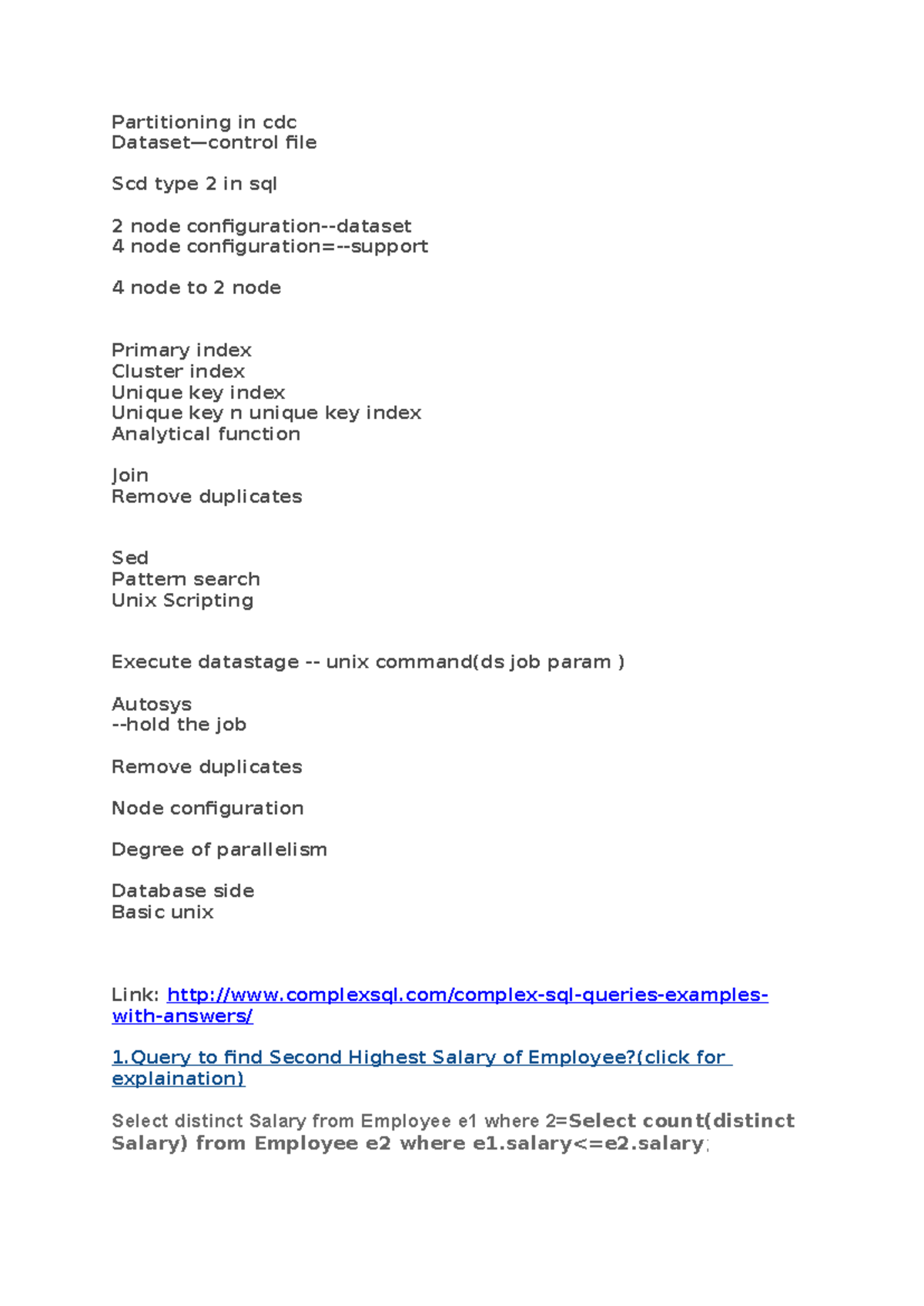 SQL - Data Warehouse Practice Material: SCD Type 2 & Duplicate Removal ...
