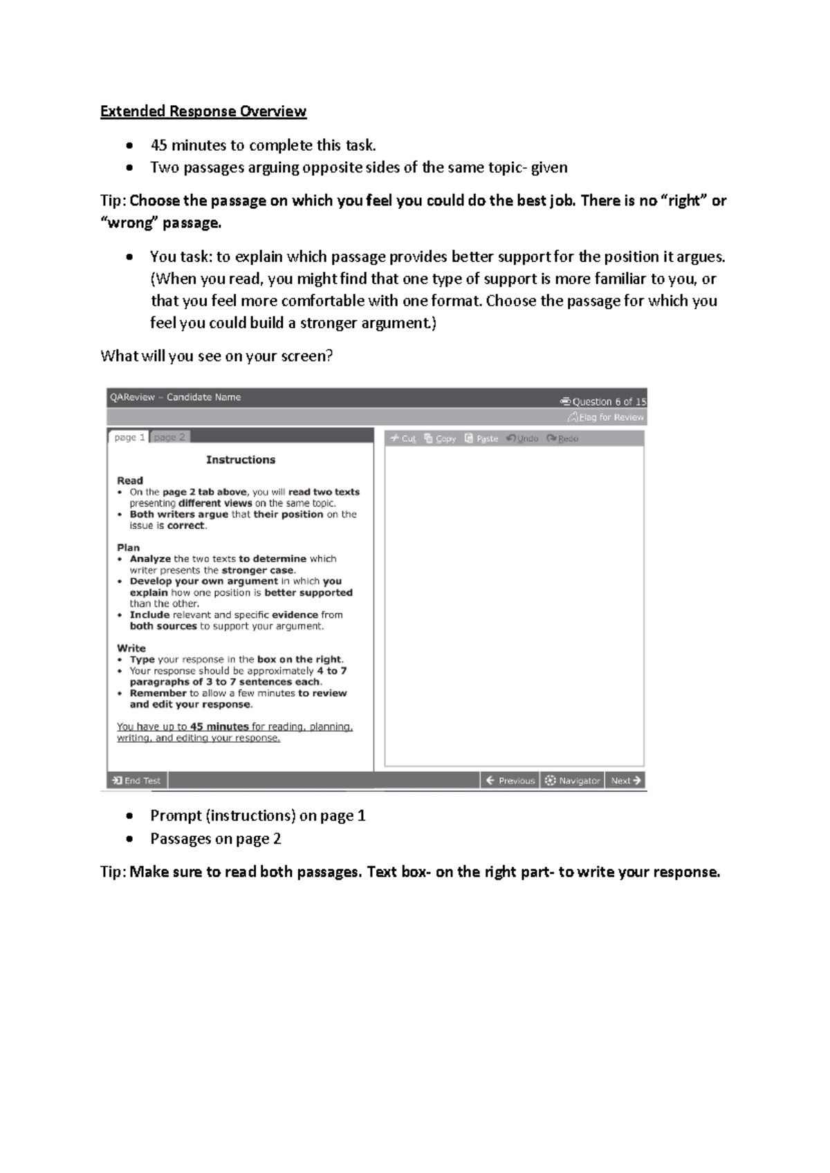 Extended Response Overview: Analyzing Arguments for and Against Grizzly ...