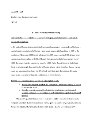 6-2 Worksheet- Identification of Methods and Interpretation of Results - Module Six Worksheet ...