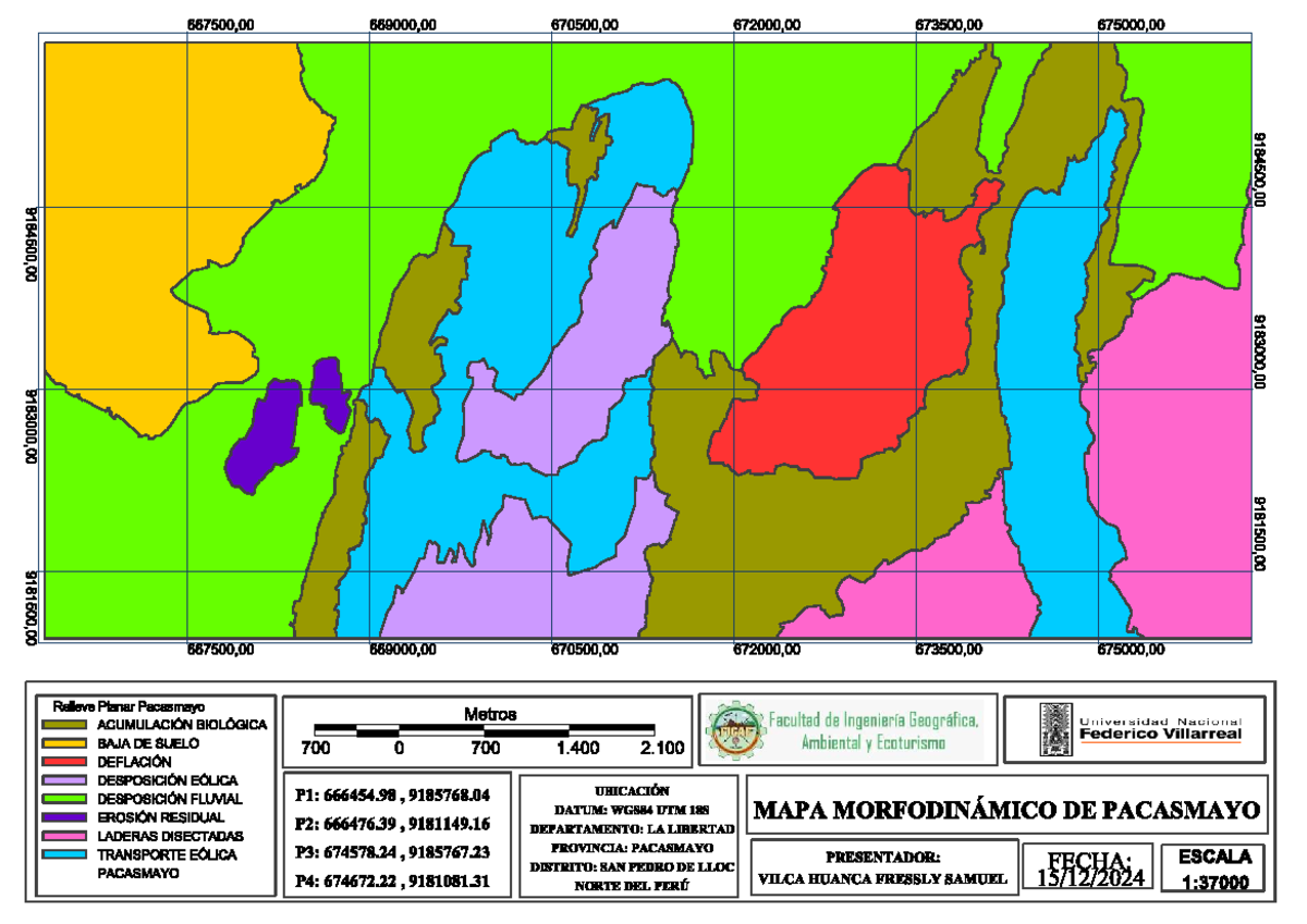 MAPA Morfodinámico de Pacasmayo - Facultad de Ingeniería Geográfica ...