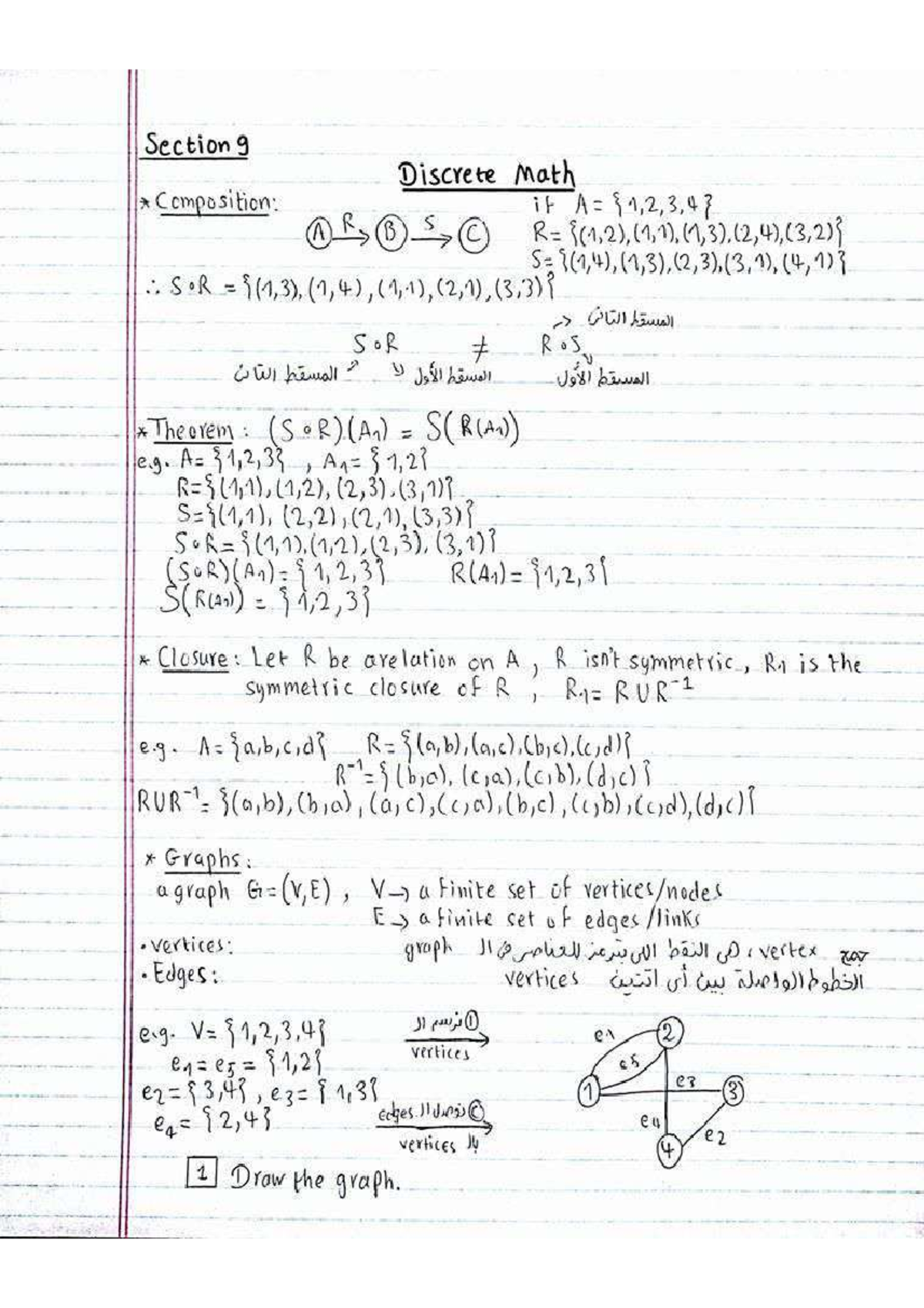 Discrete Mathematics Practice: Sections 9 & 10 Review - Studocu