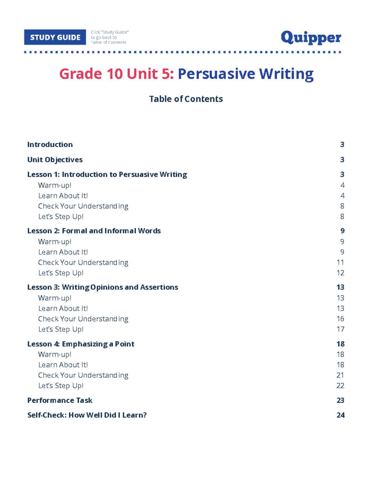 PDF Grade-10 Unit-5 Persuasive-Writing-4-topics - Grade 10 Unit 5 ...