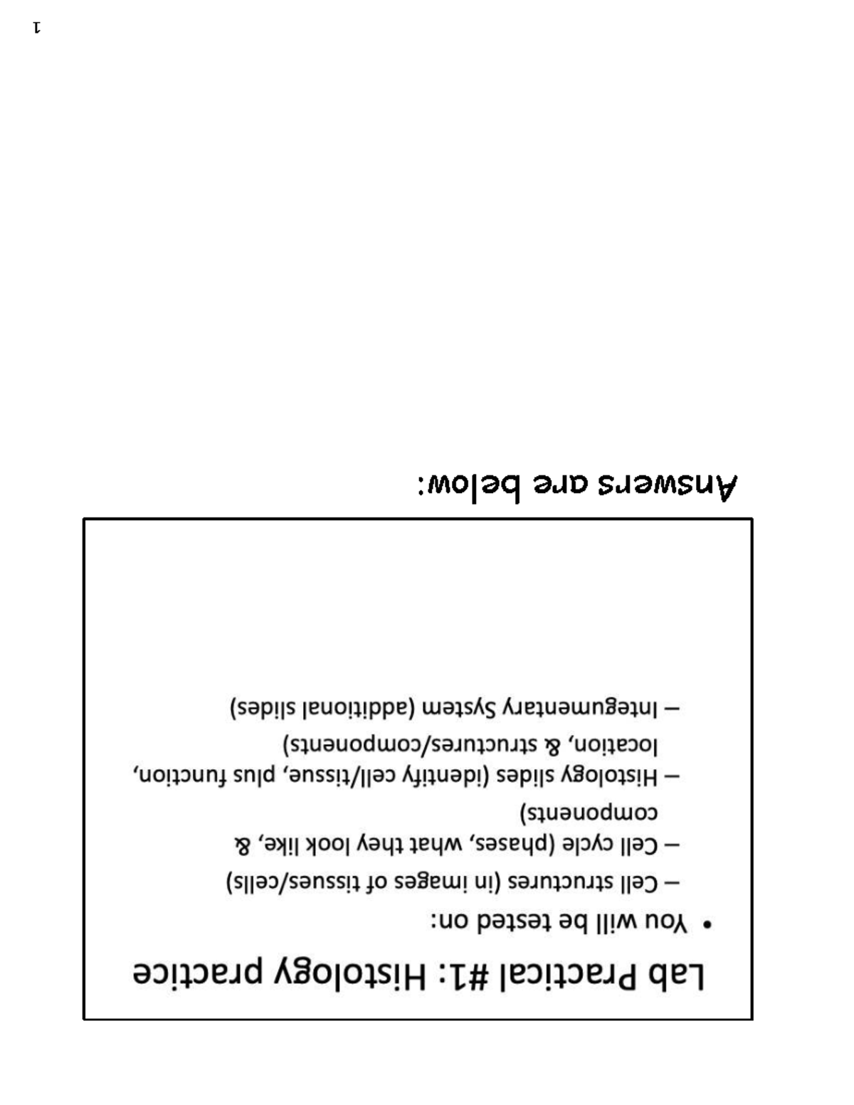 Lab Practical Study Guide - Tissue Identification & Functions (BIO 101 ...