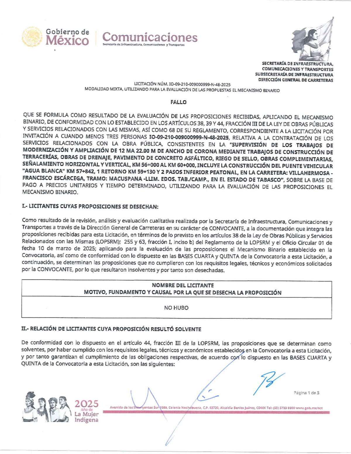 Fallo N48 - Gobierno de México Comunicaciones Secretaría de ...