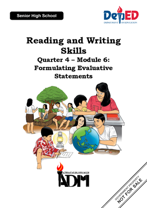 Quarter 04 Reading and Writing Module 005 - SHS Reading and Writing ...