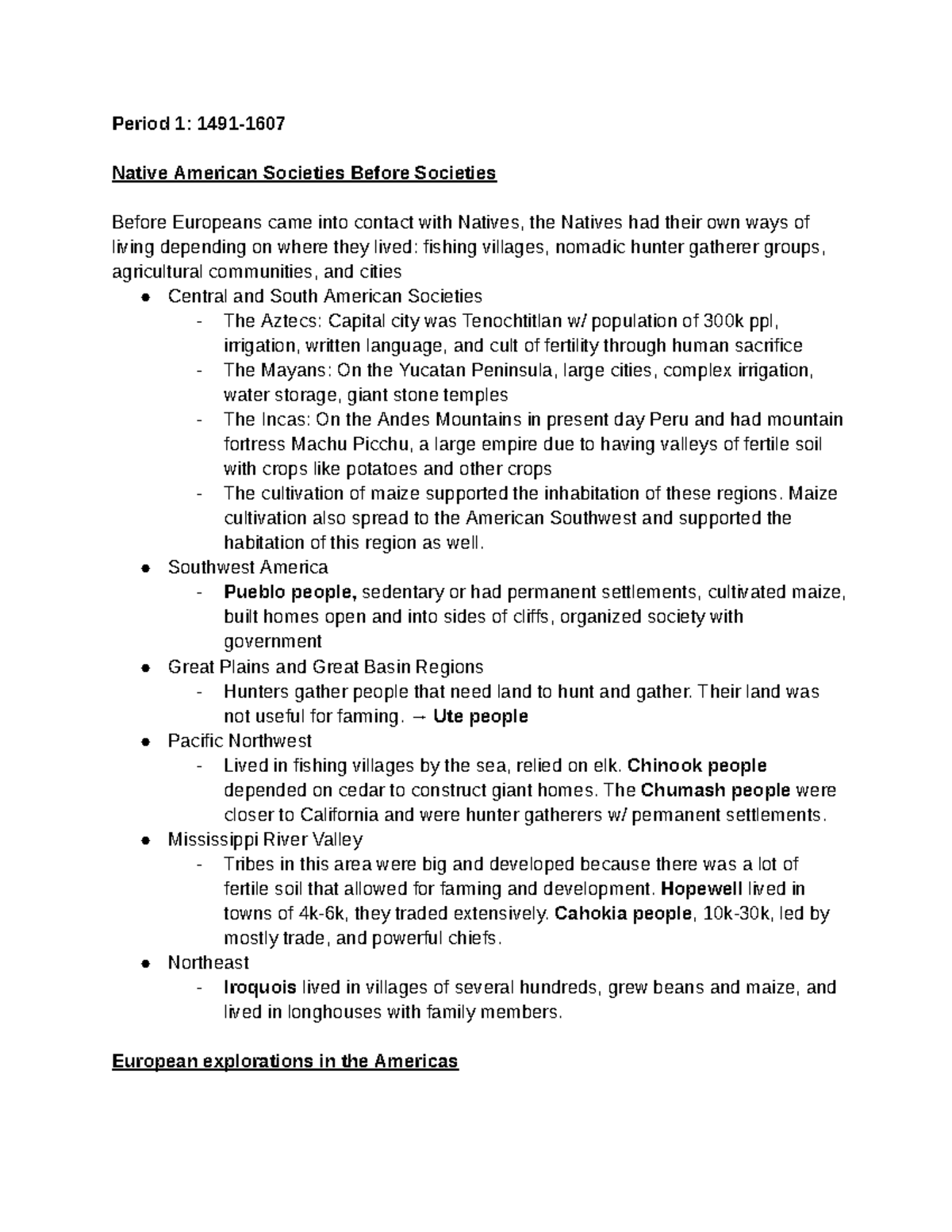 APUSH Notes: Major Events & Ideals of the American Revolution - Studocu