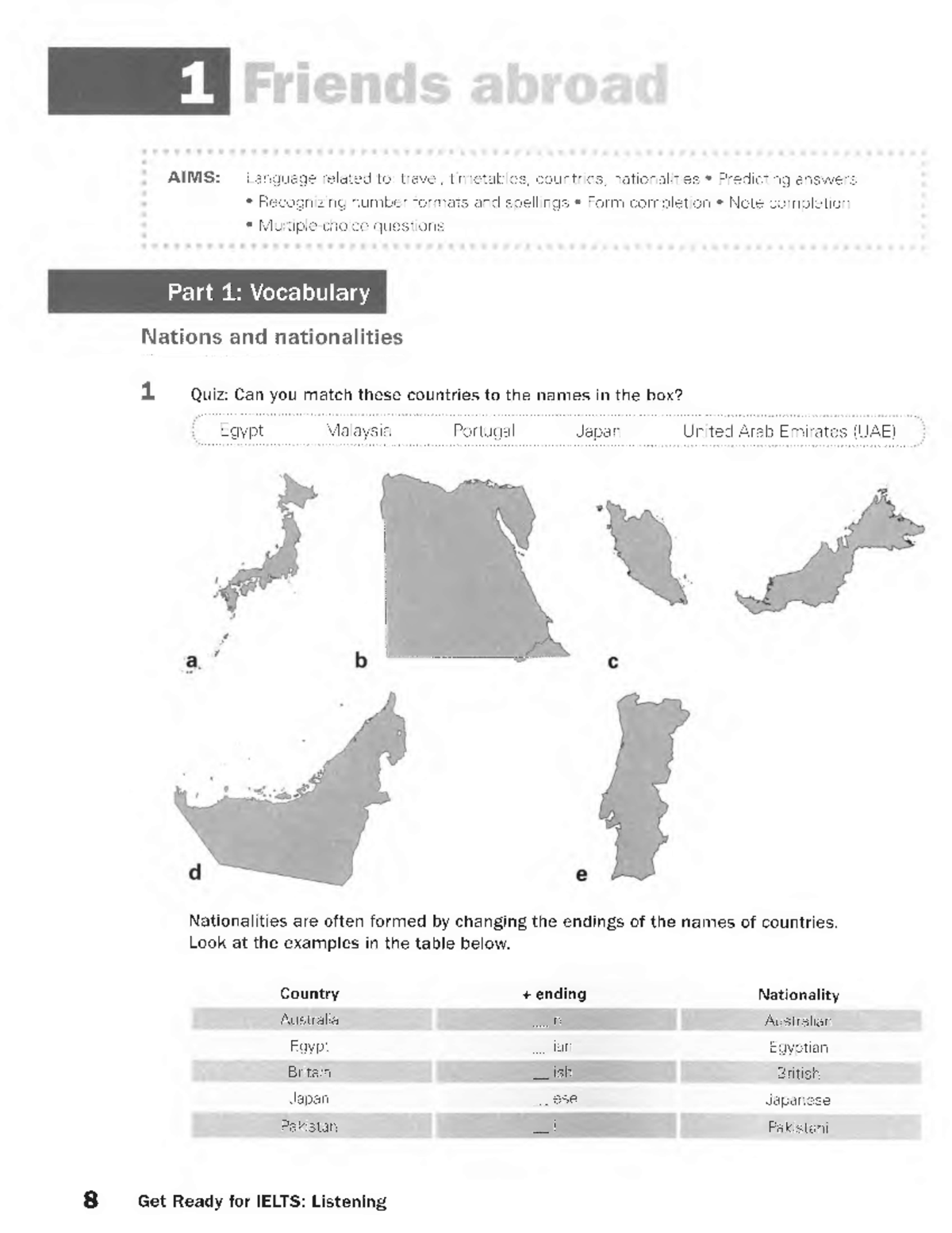 IELTS Listening Prep: Unit 1 Vocabulary & Exam Tips - Studocu