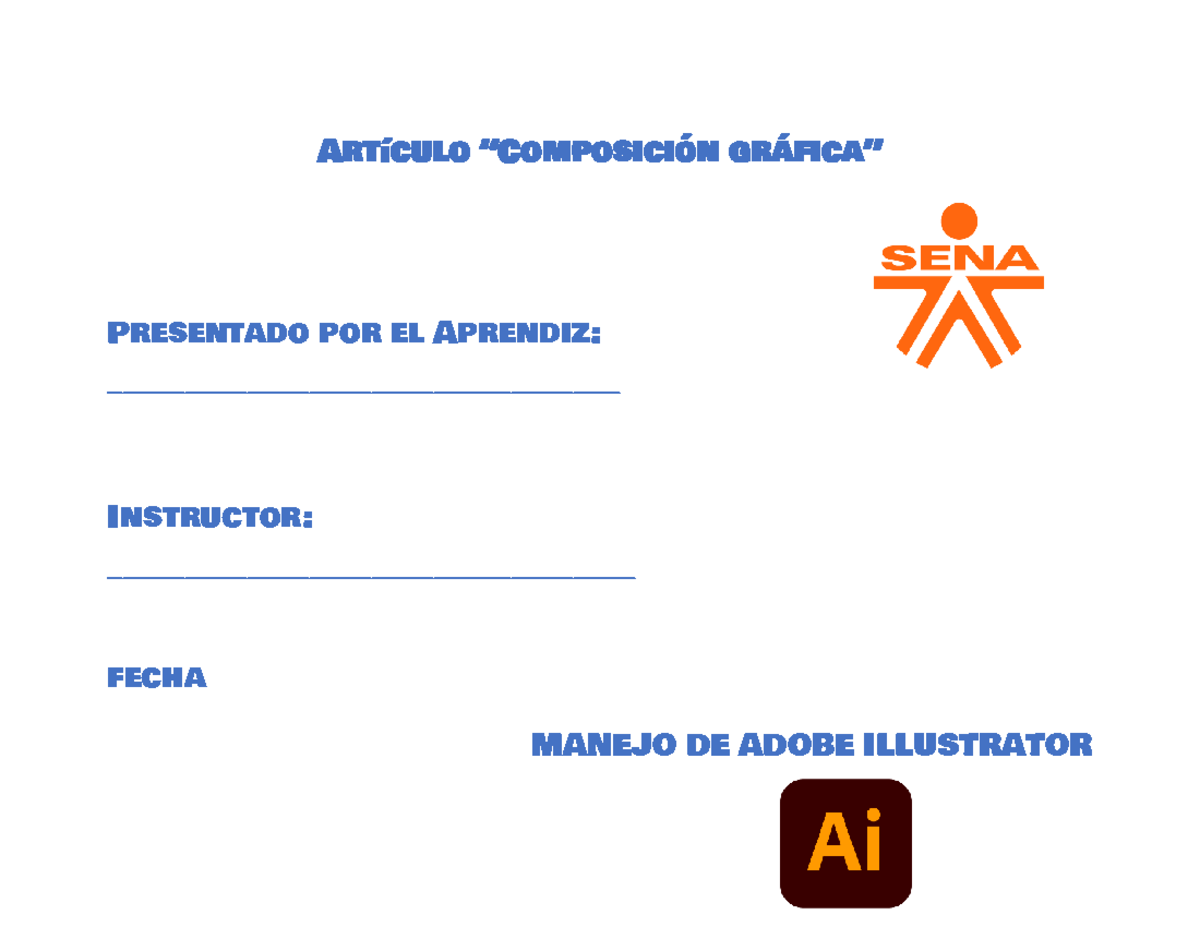Composición Gráfica - Diseño y Tipos en Adobe Illustrator - Studocu