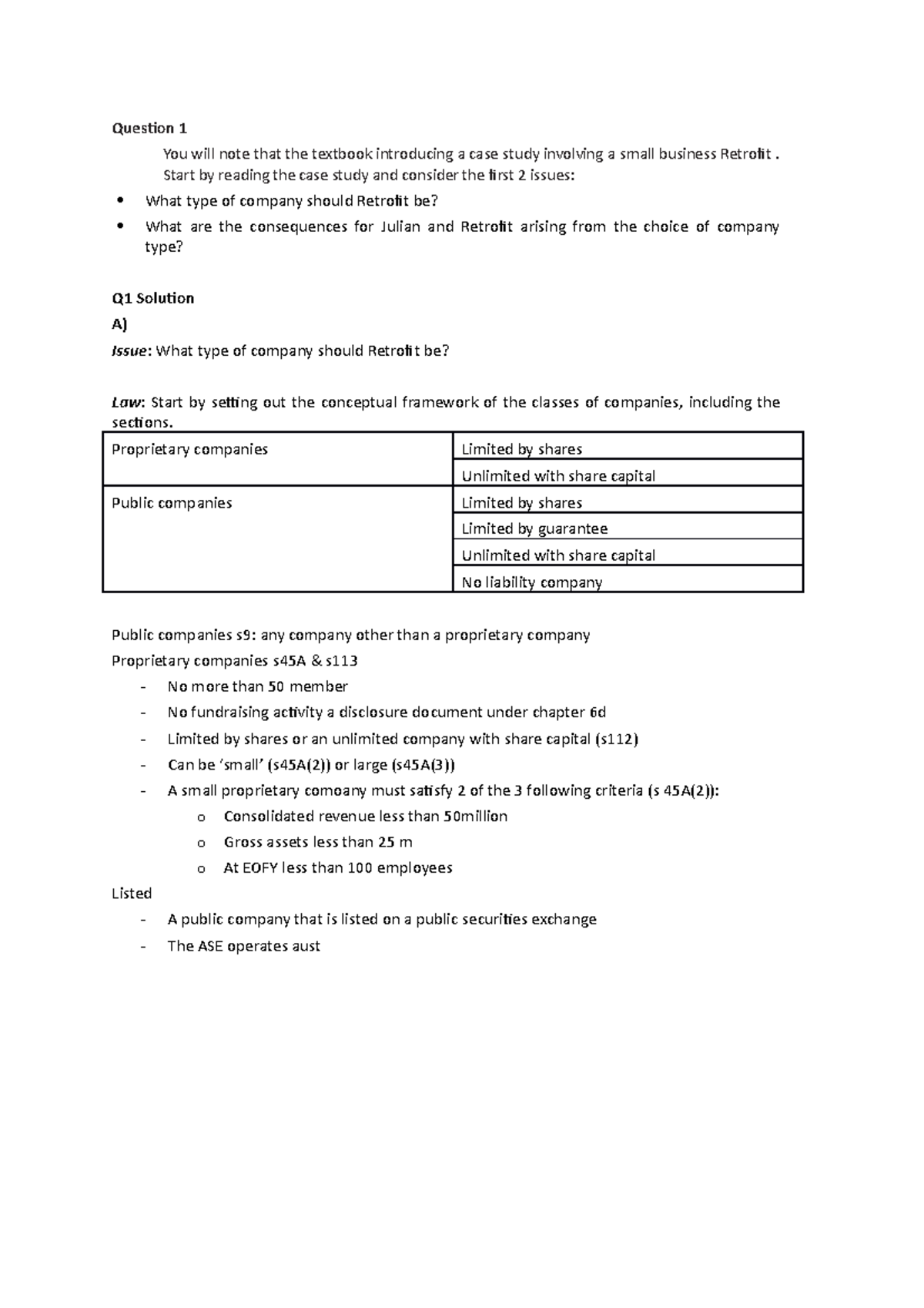 Tutorial 1 - Question 1 You will note that the textbook introducing a ...