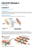 Cellular Biology - CELS191 - Otago - Studocu