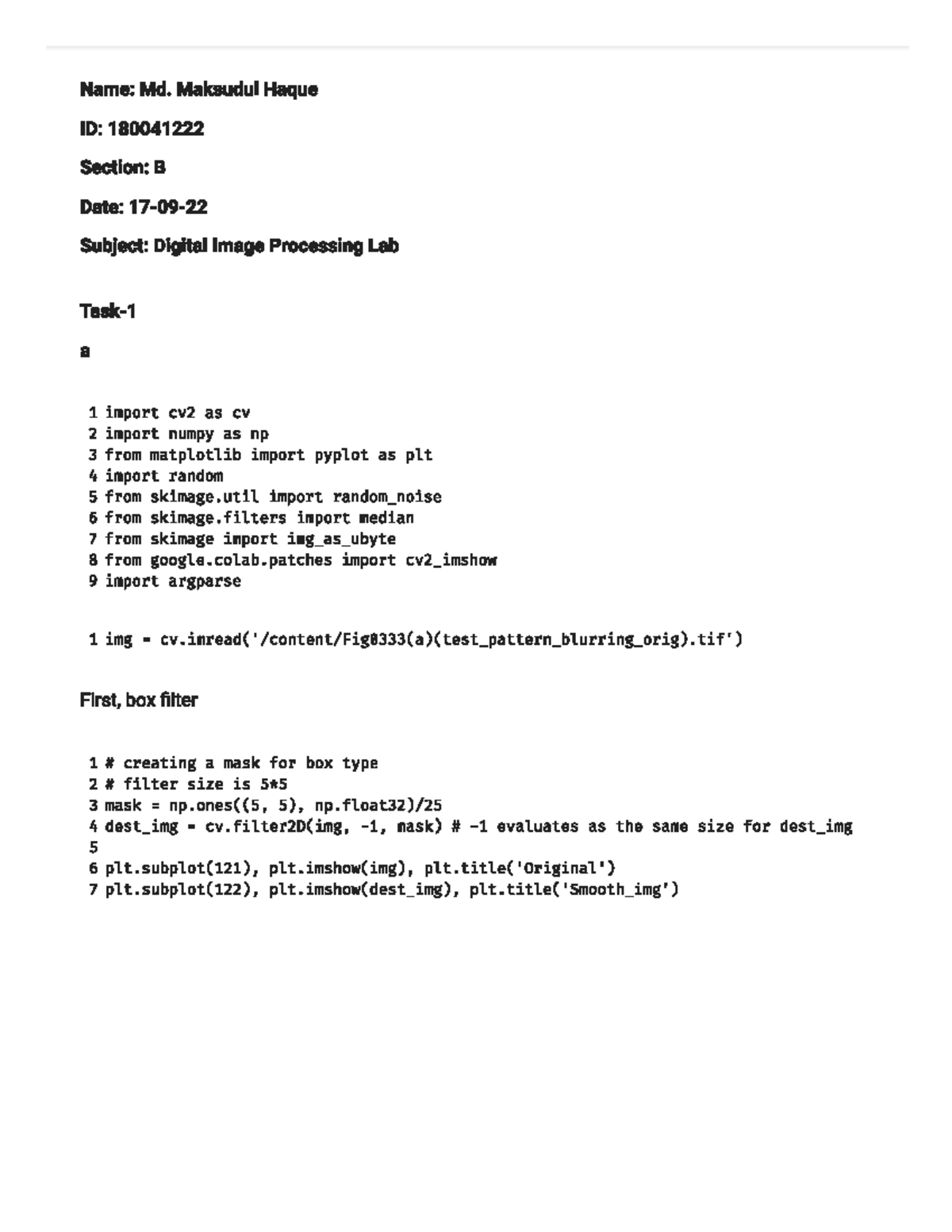 180041222 Lab3 - This is lab 3 submission - Digital Image Processing ...
