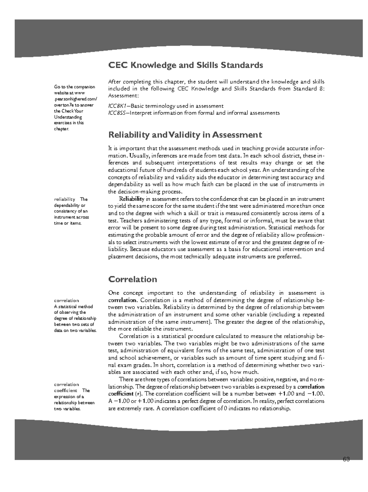 Part 4.0Reliability and Validity - CEC Knowledge and Skills Standards ...