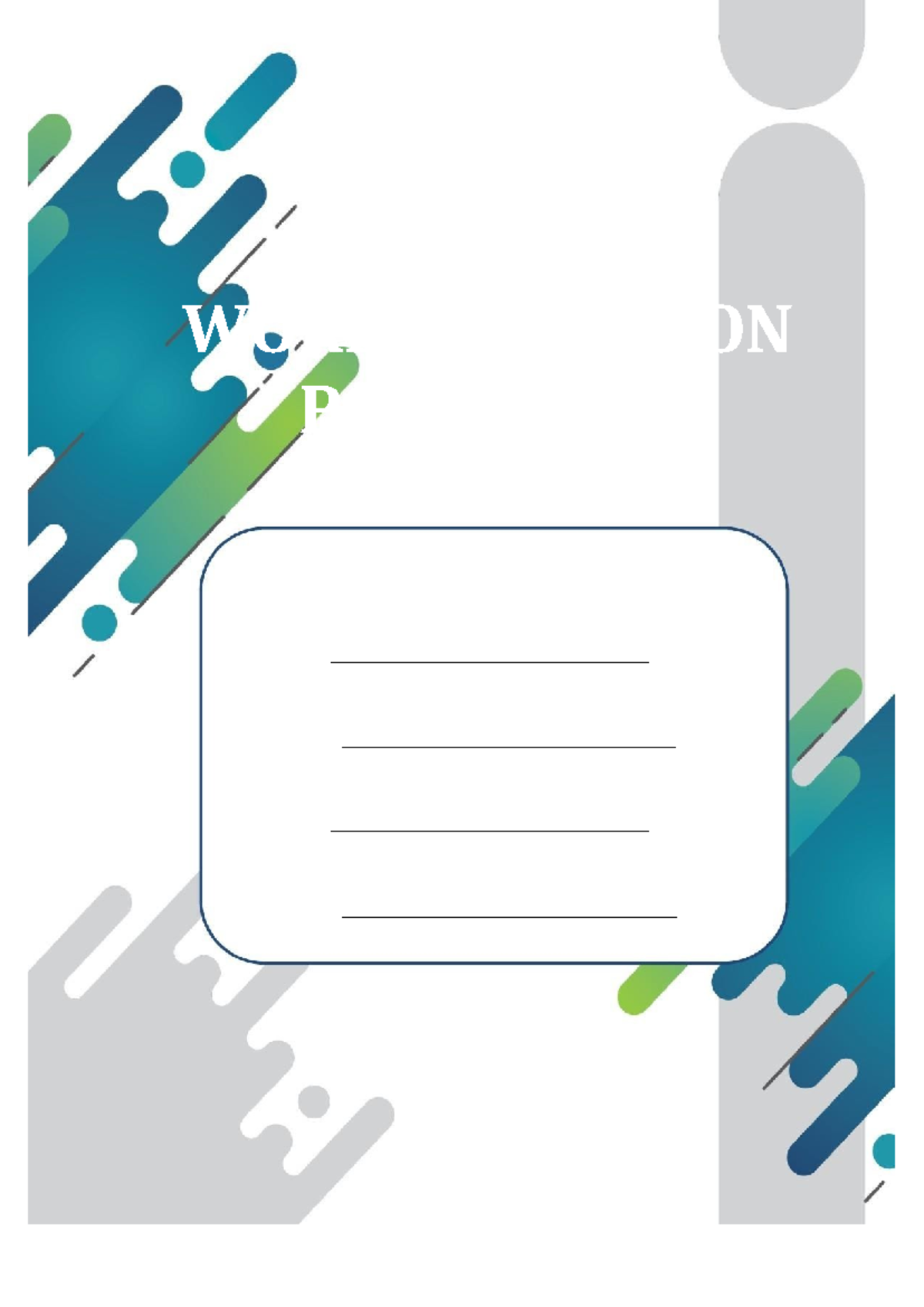 Work-immersion-portfolio - WORK IMMERSION PORTFOLIO (based on DepEd ...