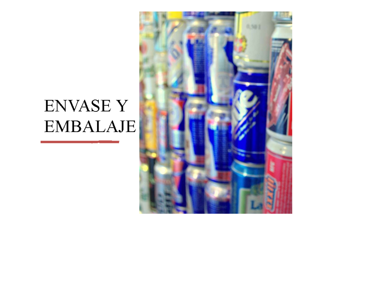 Historia y Definición de Envase y Embalaje - Studocu