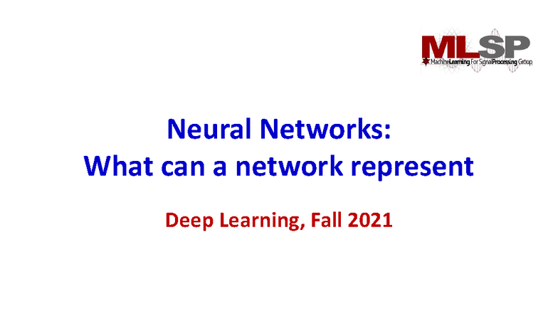 Deep Learning Concepts: Neural Networks Overview (CS101, Fall 2021) - Studocu