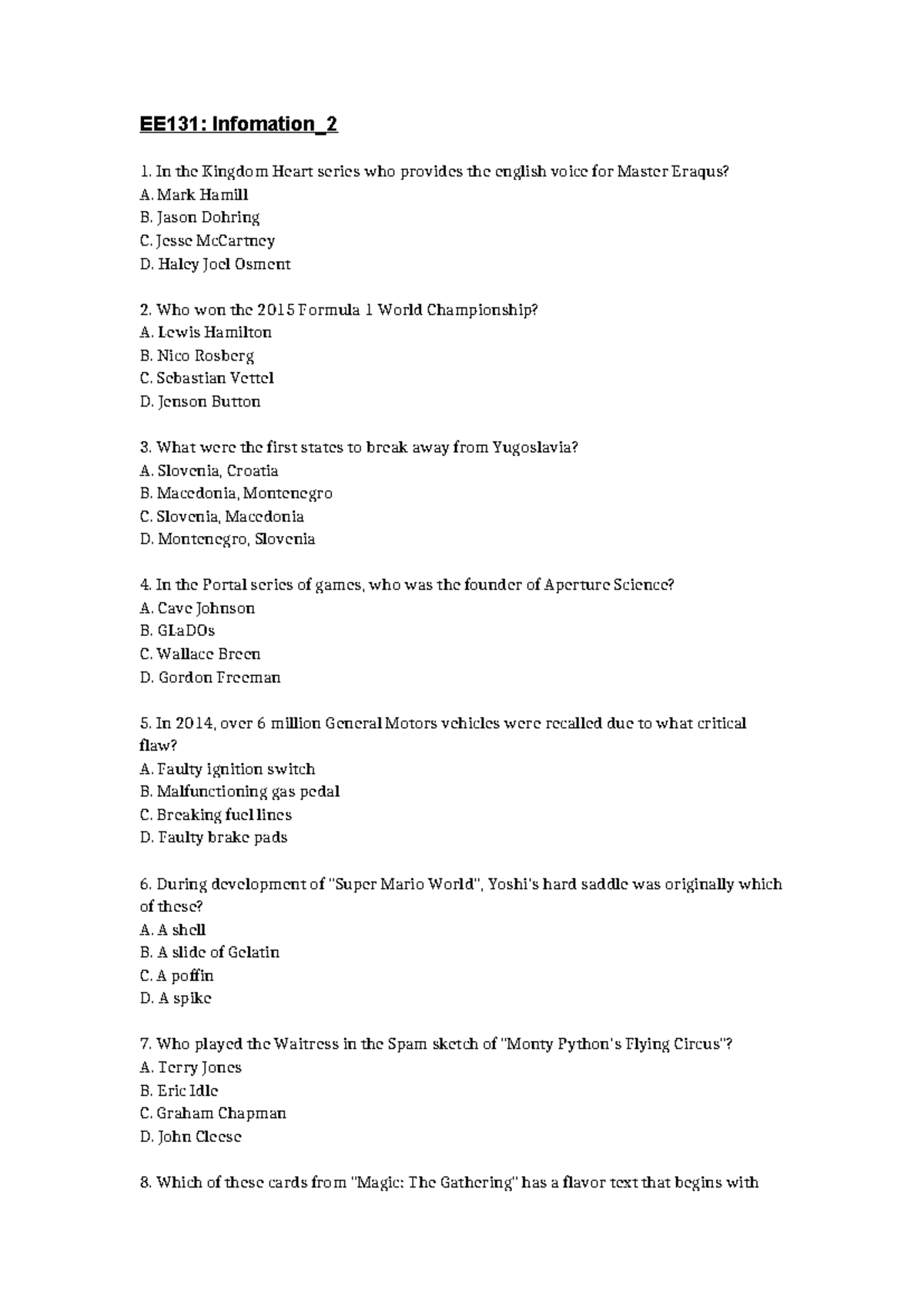 EE131 Info 2 - Overview of Signals & Linear Systems (Discrete-Time ...