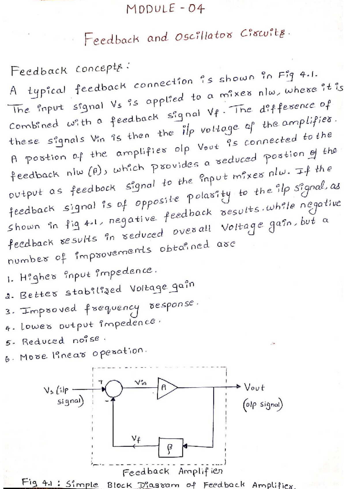 Analog Electronics 22EC32: Oscillator Operation and Types - Studocu