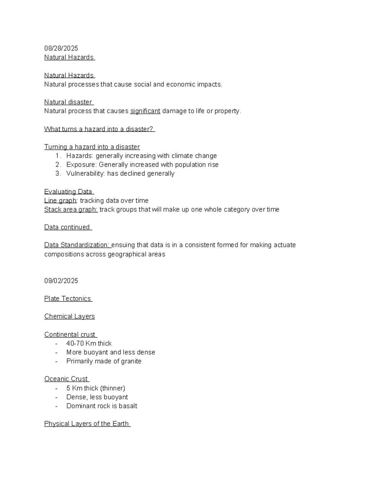 Plate Tectonics and Earthquake Dynamics: Natural Hazards Overview - Studocu