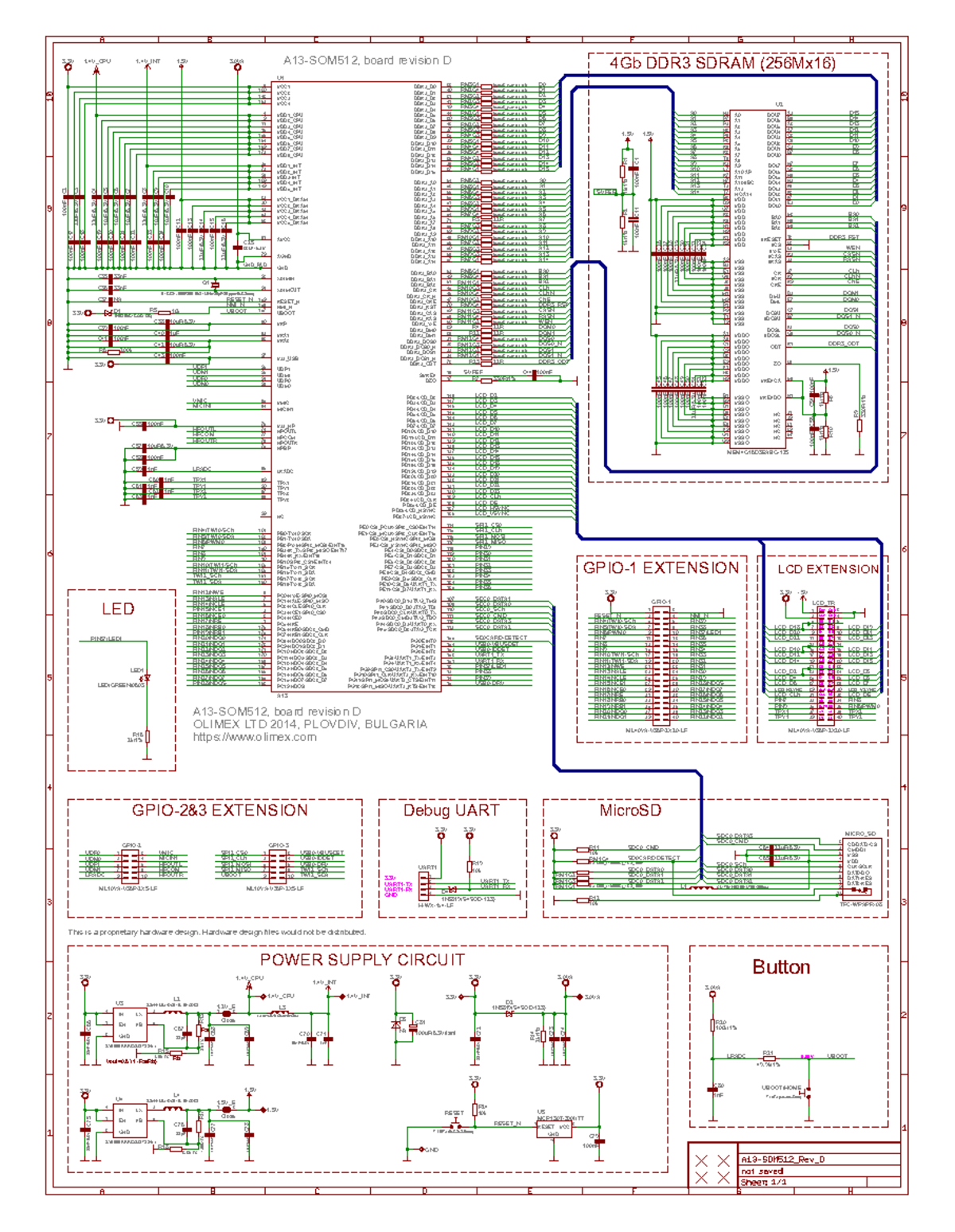 A13-SOM512 Hardware Design Schematic Document - Studocu