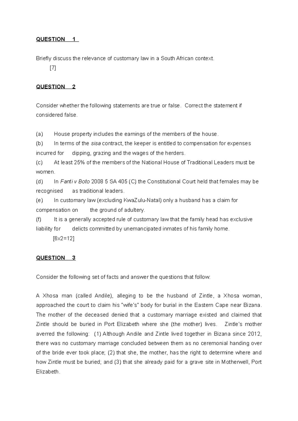 Customary Law. Summary - Chapter 2: The nature and concept of customary ...