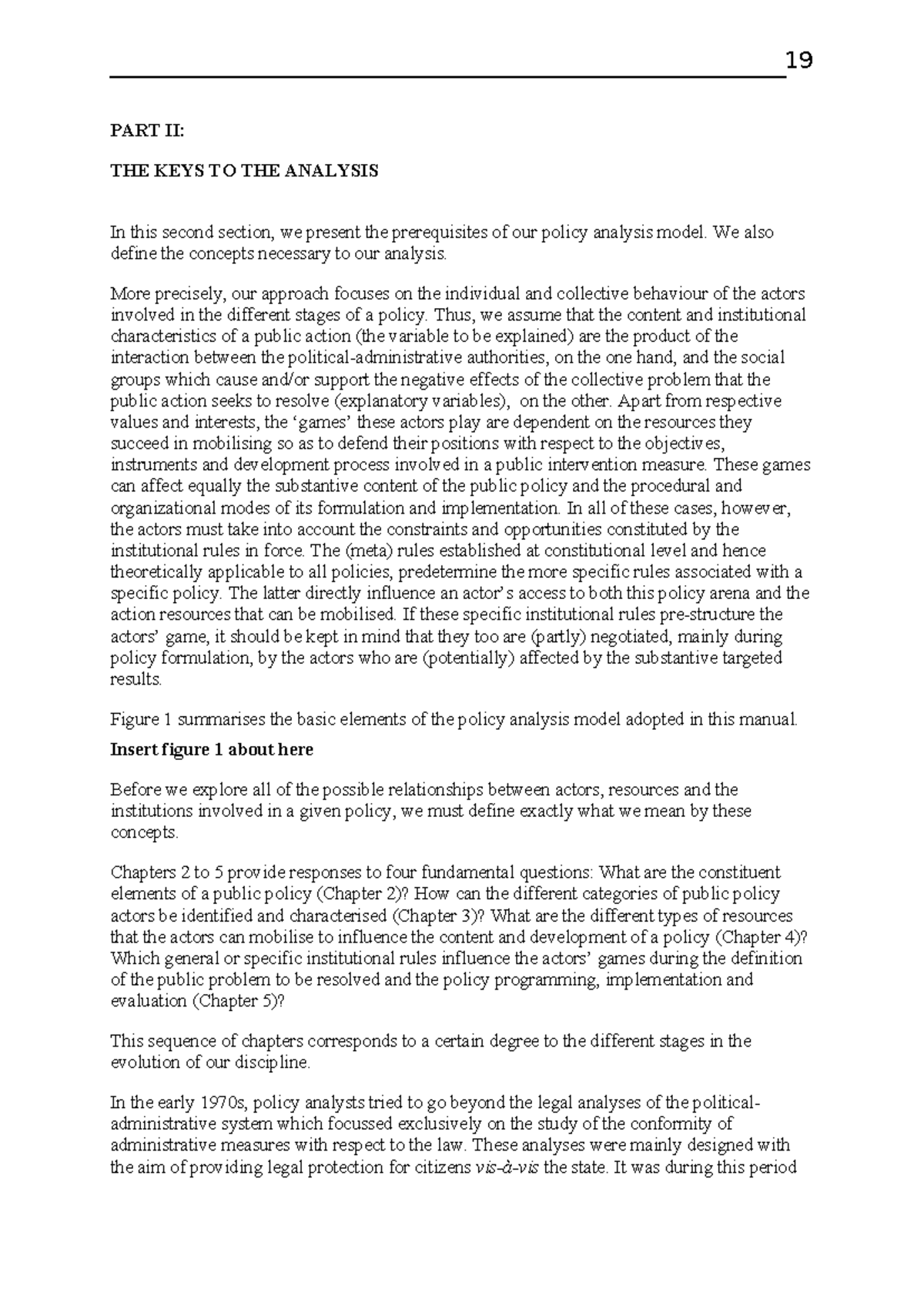 19 POLITICAL ANALYSIS MODEL: KEY CONCEPTS AND ELEMENTS - Studocu