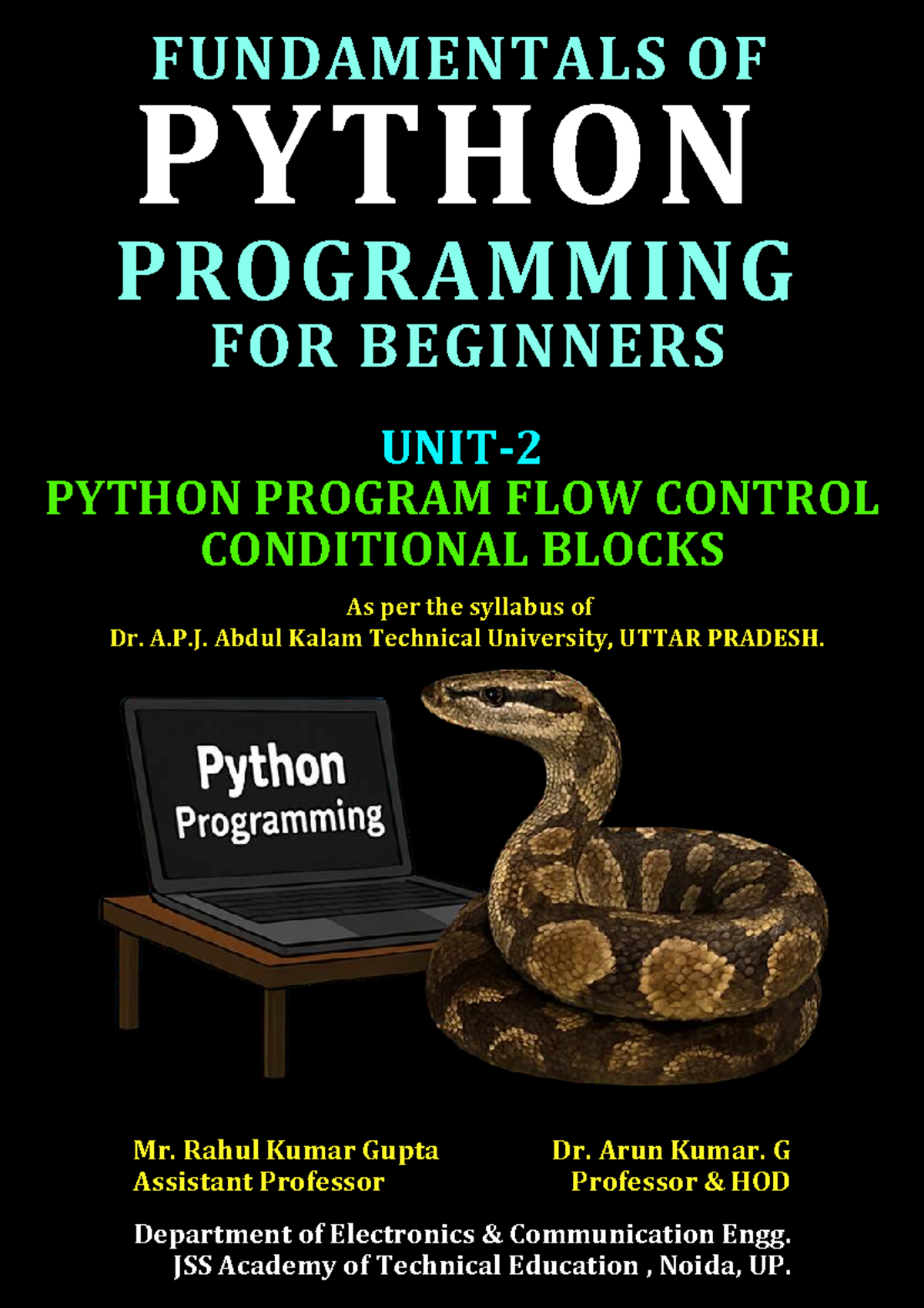 Unit-2: Python Program Flow Control & Conditional Blocks - Complete ...