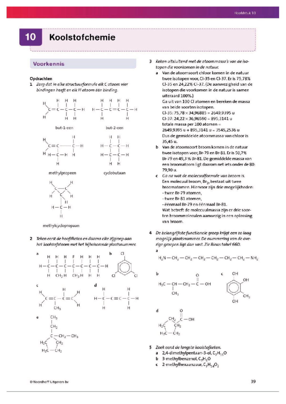 Antwoorden Scheikunde H10: Koolstofchemie - Opdrachten en Uitleg ...