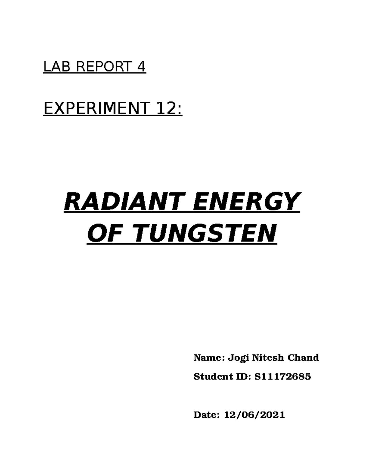 Lab Report 5 - Experiment 6: The Photoelectric Effect - PH103 – Quantum ...