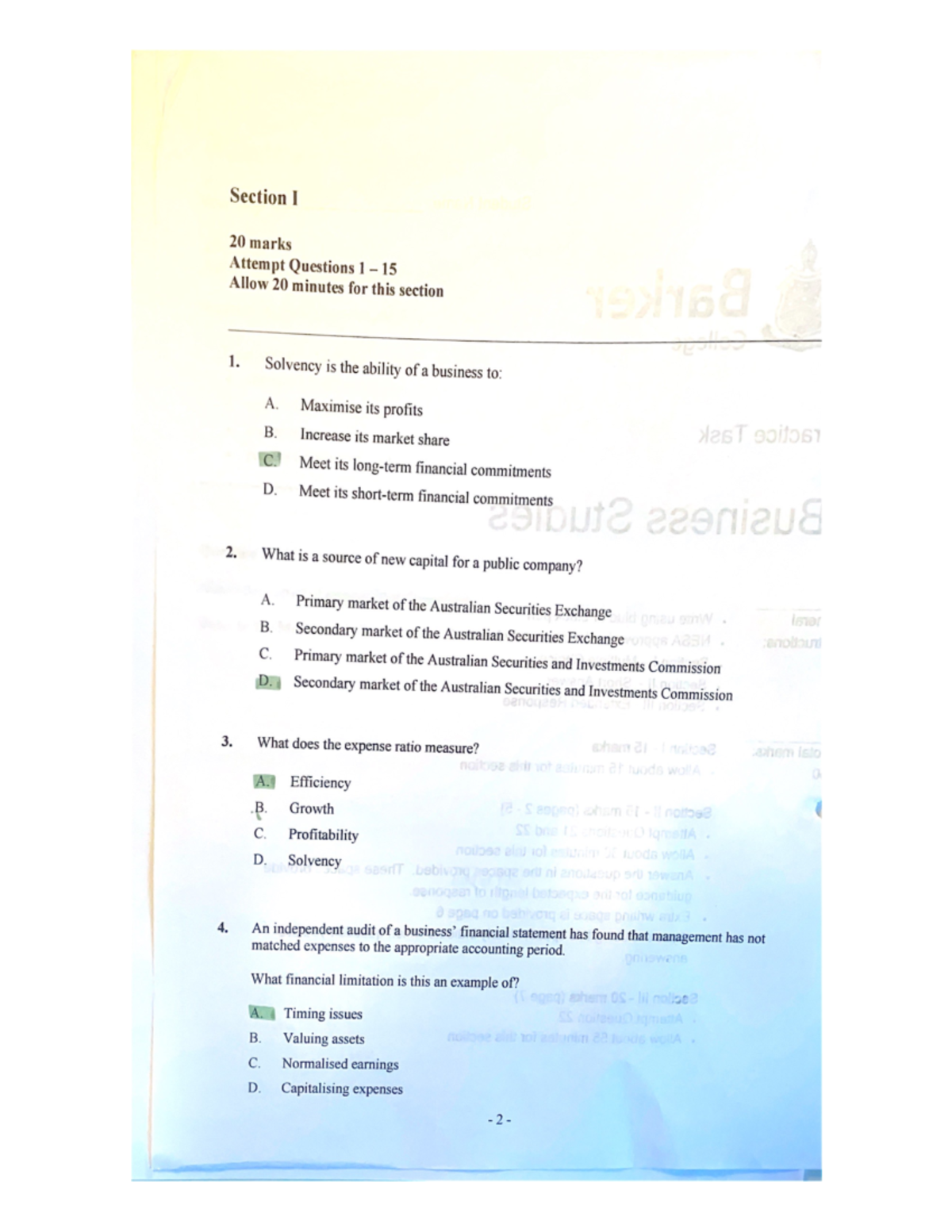 Business Practice Task: Strategies and Insights for Success - Studocu