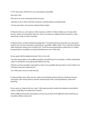 MBA 620 Module Eight Executive Summary Guidelines and Rubric - MBA 620 Module Eight Executive ...