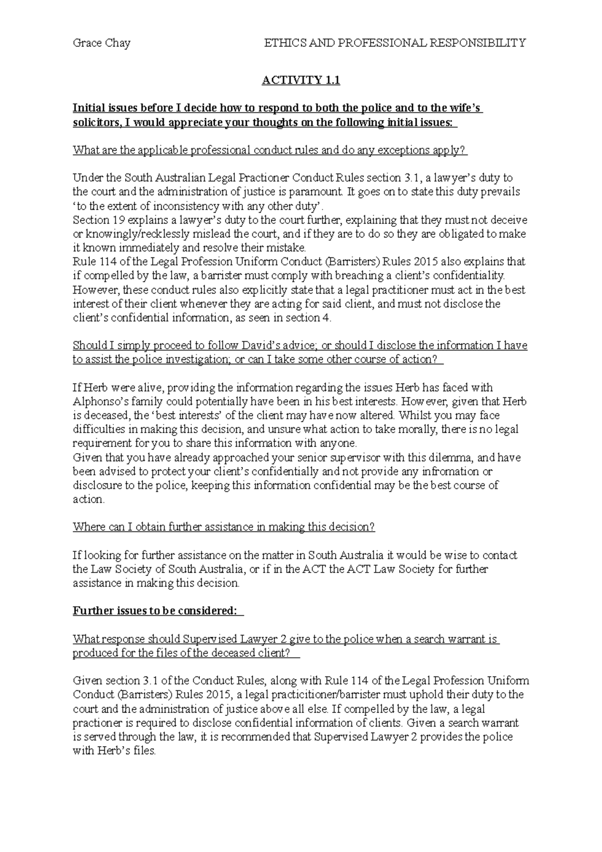 EPR T1 A1 - PLT - ACTIVITY 1. Initial issues before I decide how to ...