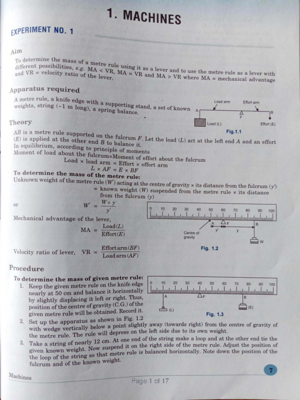 Physics Lab Manual - Grade 10: Experiments on Mechanics and Optics ...