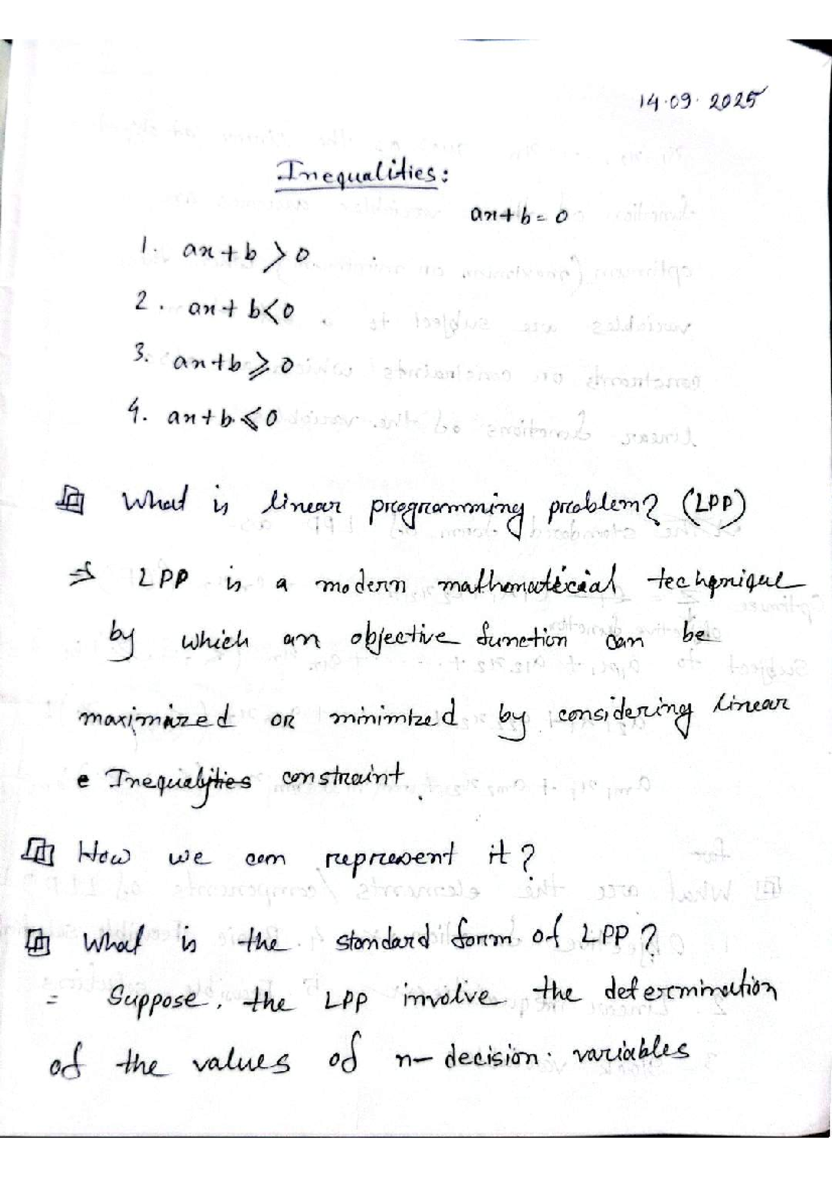 14.09.2025 Linear Programming Problems and Queuing Theory Concepts ...