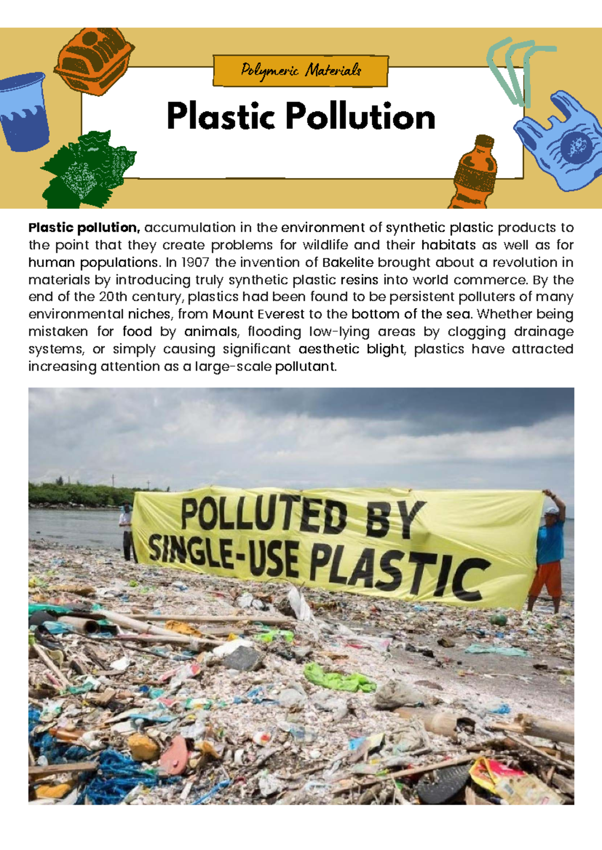 Plastic Pollution: Impacts and Solutions in Environmental Contexts ...